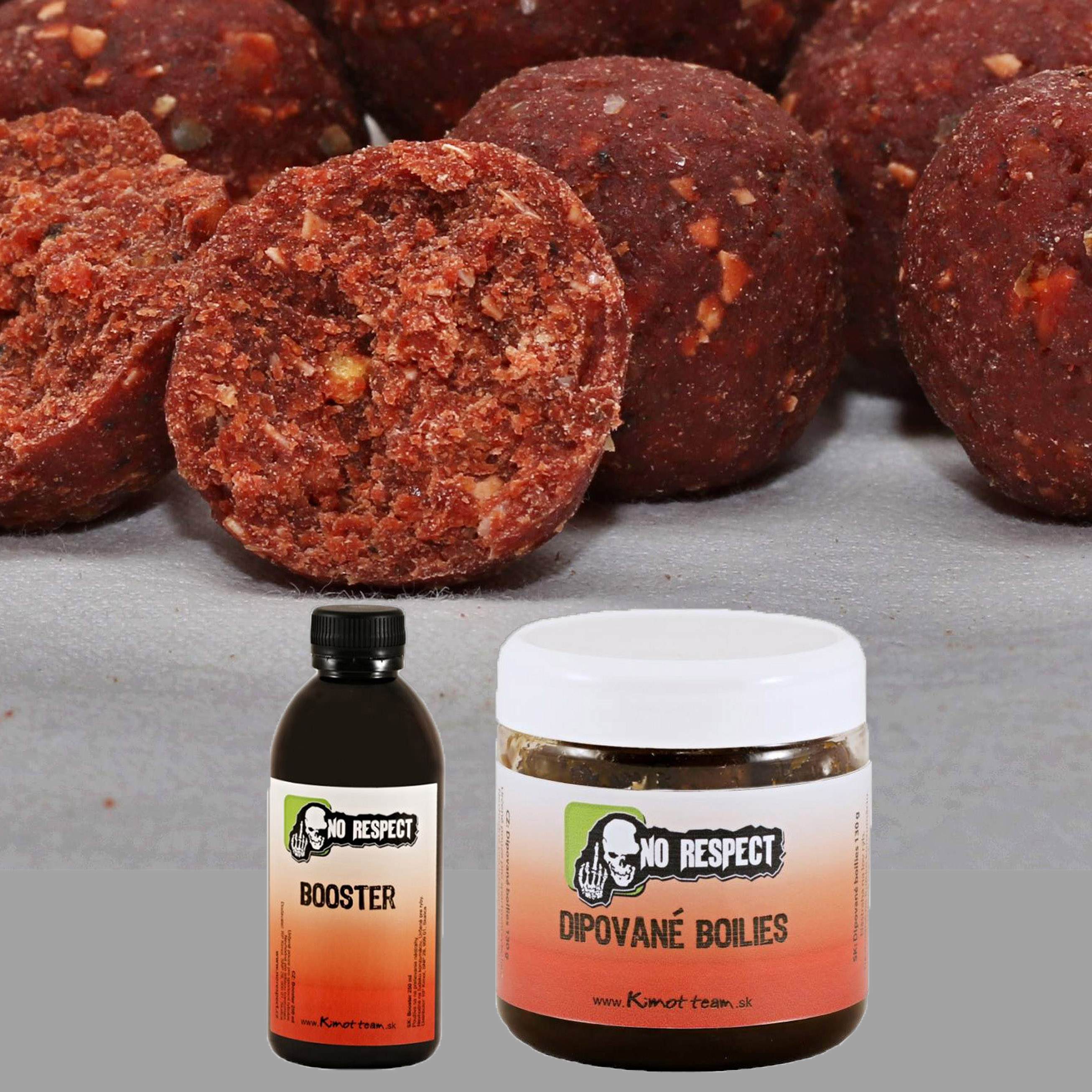 Boilies set B1 (Chilli - Slivka) | 3 kg boilies + 150 g dipované ...